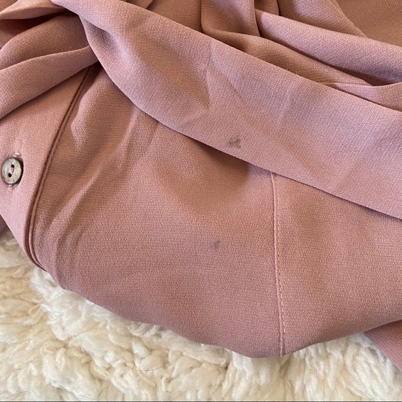 Dresses | Pink Cinch Waist Floral Embroidered Dress Pockets | Poshmark